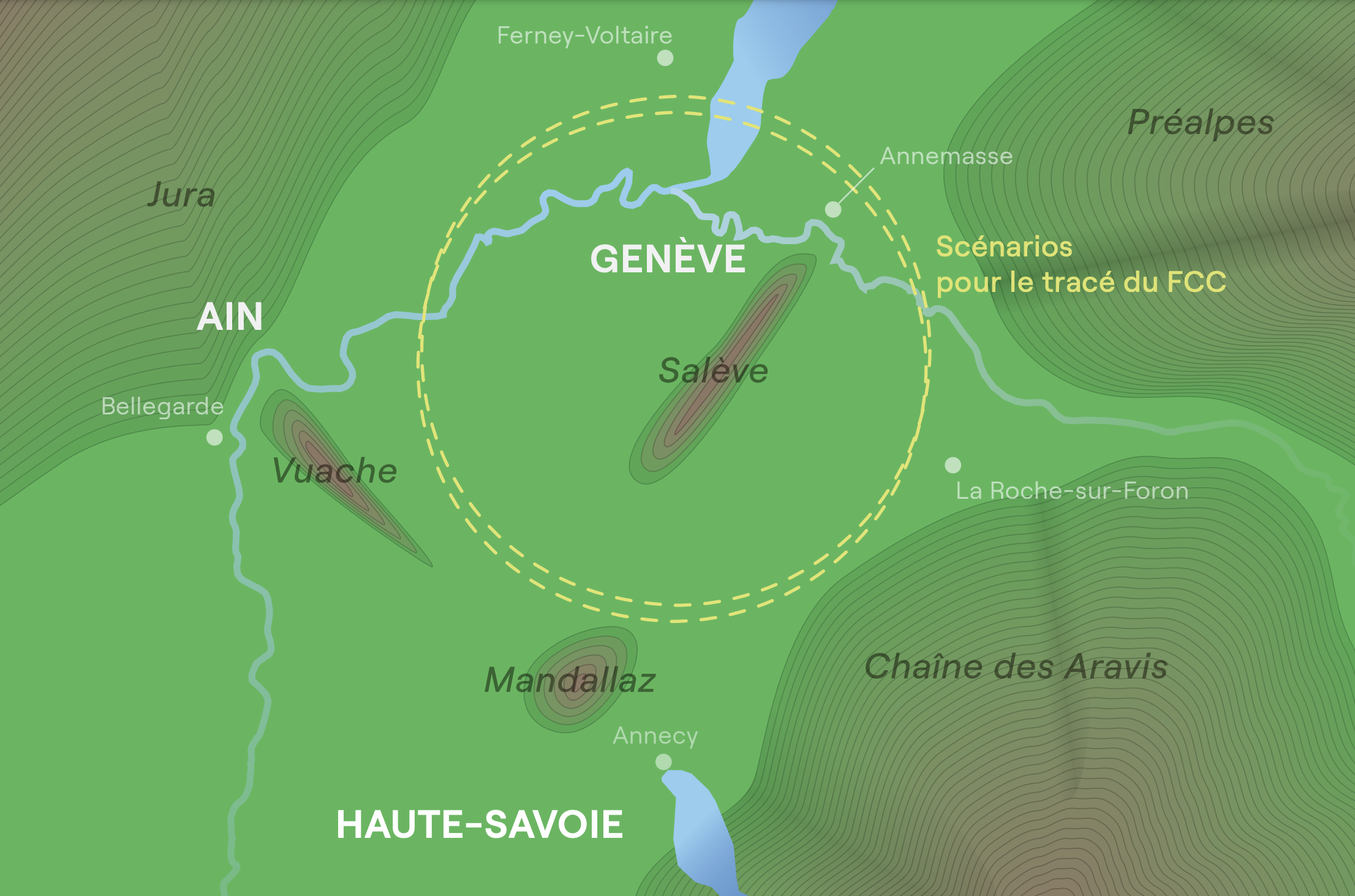 L’étude de faisabilité d’un éventuel Futur collisionneur circulaire (FCC) démarre sur le terrain ...